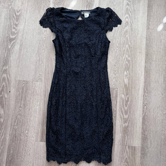 Nikibiki | Dresses | Nikibiki Black On Black Lace Small A Line Dress ...